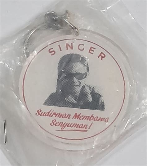 Sudirman Singer Keychain Year 1987 Hobbies And Toys Collectibles