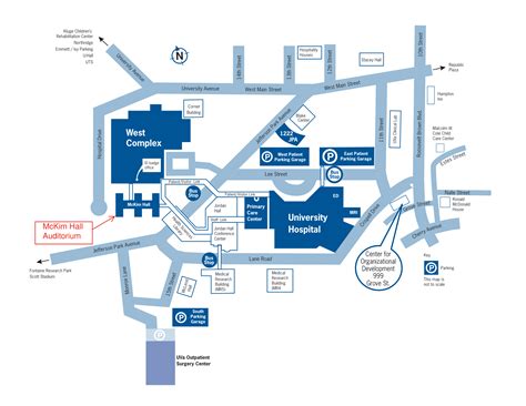 University Of Virginia Uva Hospital Map 2020 2015 All Maps
