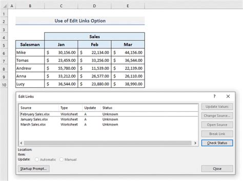 Ms Excel Broken Links How To Removefind Broken Links In Excel