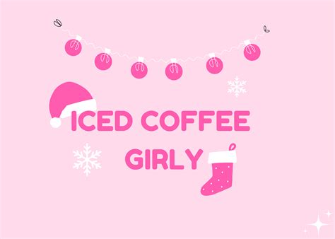 Iced Coffee Girly Handmade Shop Iced Coffee Girly Company