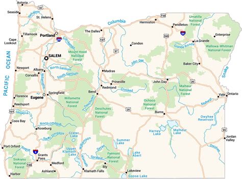 Map Of Coos Bay Oregon Us Maps