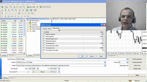 Optimization Of Metatrader Expert Advisor Youtube