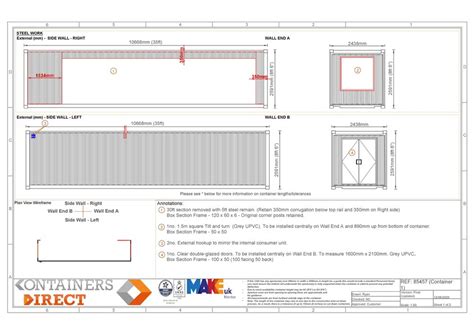 Shipping Container Conversions Babe Amenity Block 4 X 35ft Containers CS85457 Case