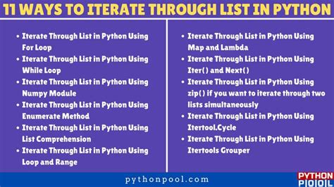 Powerful Methods To Iterate Through List In Python Python List While Loop
