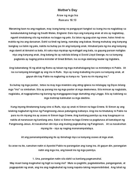 Mothers Day Special Pdf