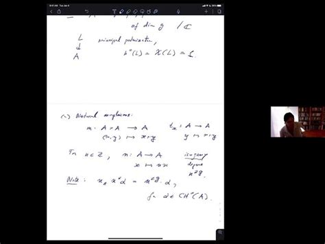 Free Video Ictp Igap Seminar On Algebraic Geometry The Sl2 Action On The Chow Ring Of An