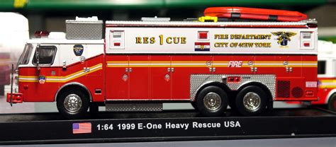 My Code 3 Diecast Fire Truck Collection E One Fdny Heavy Rescue 1