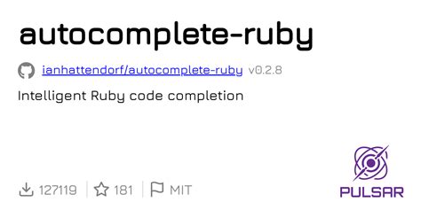 Autocomplete Ruby