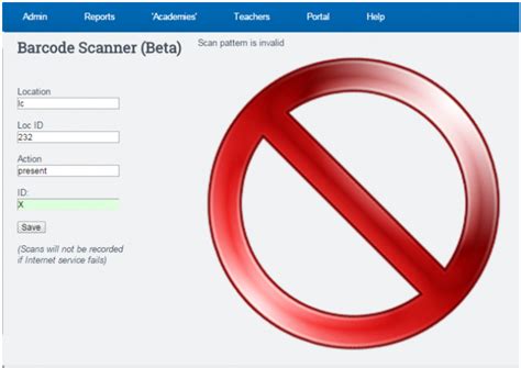admin setup barcode and scanned attendance