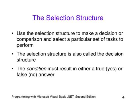 Ppt Chapter 4 The Selection Structure Powerpoint Presentation Free Download Id3341760