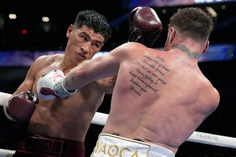 Canelo Alvarez Back Tattoo