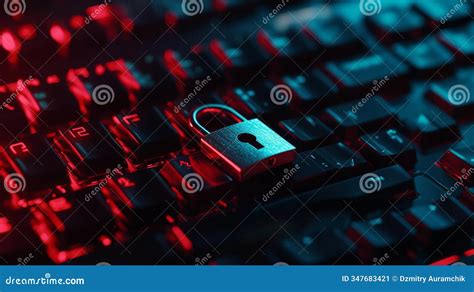 A Tight Shot Of A Padlock Lying On A Keyboard Representing Cybersecurity And Digital Safety