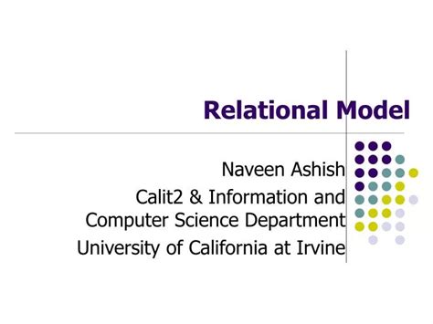 PPT Relational Model PowerPoint Presentation Free Download ID 197274
