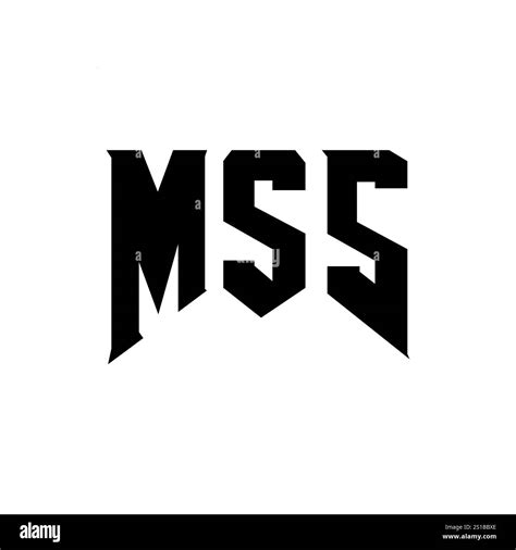 Mss Letter Logo Design For Technology Company Mss Logo Design Black And White Color Combination