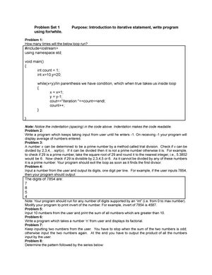 LAB Manual Programming Fundamentals LAB PROGRAMMING FUNDAMENTALS LAB MANUAL Programming Studocu