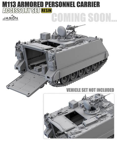 m113 large scale crew and accessories hobbyzero