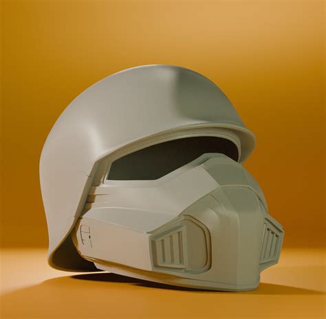 Helldivers 2 Light Gunner Helmet Cosplay 3d Print 3d Printed Helmet