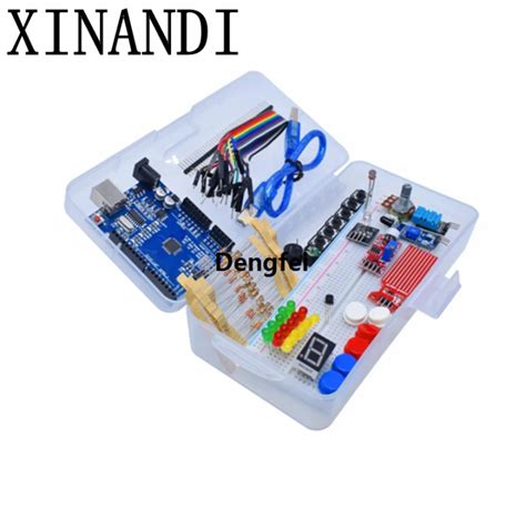Dengfei Fashion Starter Kit For Arduino Uno R3 Breadboard Basic Simple