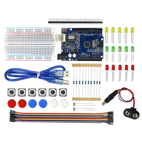 Kit Arduino Uno R3 Smd Iniciante Start Bit Maker Arduinos Módulos Sensores 3d E Robótica