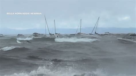 Watch Freak Storm Rolls Over Lake Tahoe Capsizes Boat Cnn