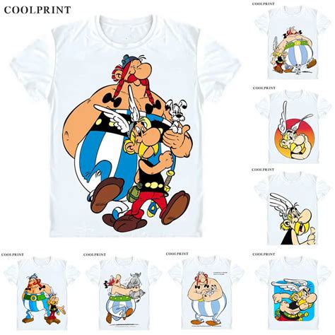 Camiseta De Asterix Y Obelix Ropa De Calle Impresionante Con Gráfico