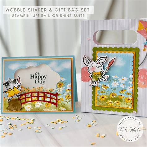 Slimline Card Rain Or Shine Series 5 Stampin Up Demonstrator
