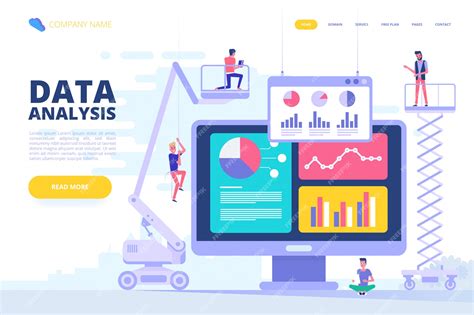 Premium Vector Data Analysis Design Concept Vector Illustration