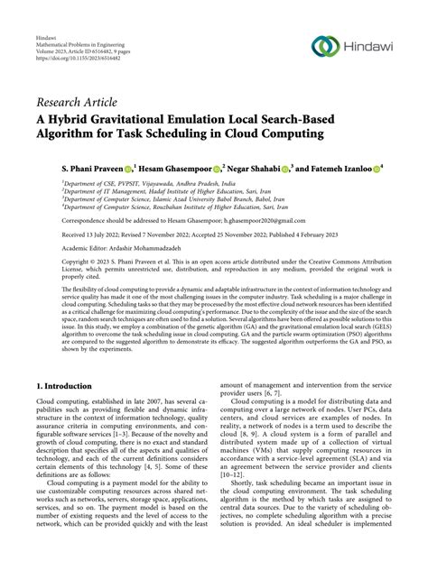 Pdf A Hybrid Gravitational Emulation Local Search Based Algorithm For