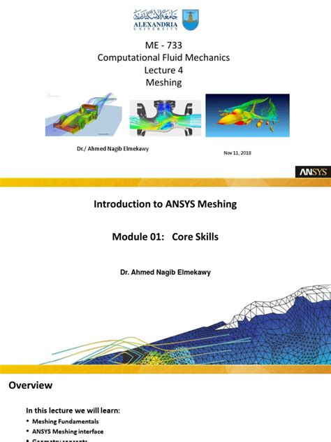 Cfd Lesson Ansys Pdf Geometry Teaching Mathematics
