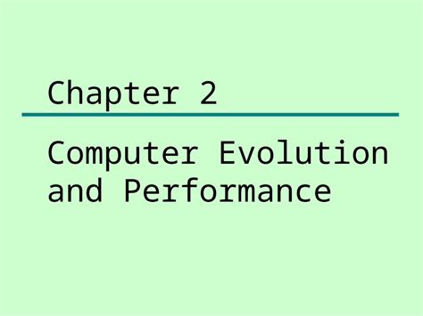ppt chapter 2 computer evolution and performance eniac background