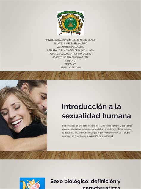 Presentacion Psicologia Pdf Atracción Sexual La Sexualidad Humana