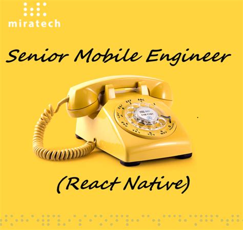Senior Mobile Engineer React Native