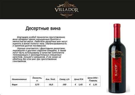 Кагор. Десертные вина - online presentation