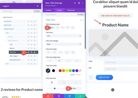 How To Build A Custom Sidebar With Sticky Columns For A Divi Product