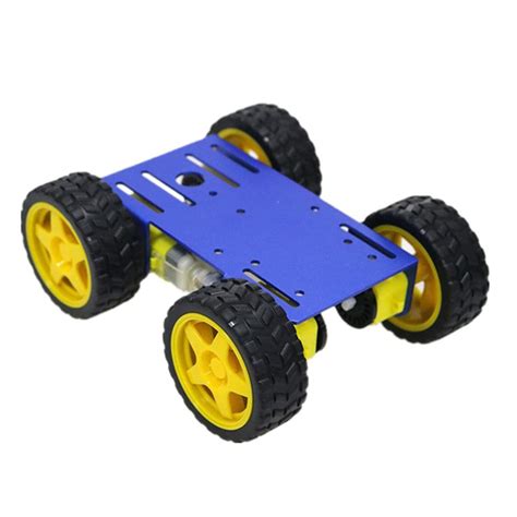 Buy 4wd Robot Car Chassis Kit With Metal Robotic Frame And 4pcs Tt