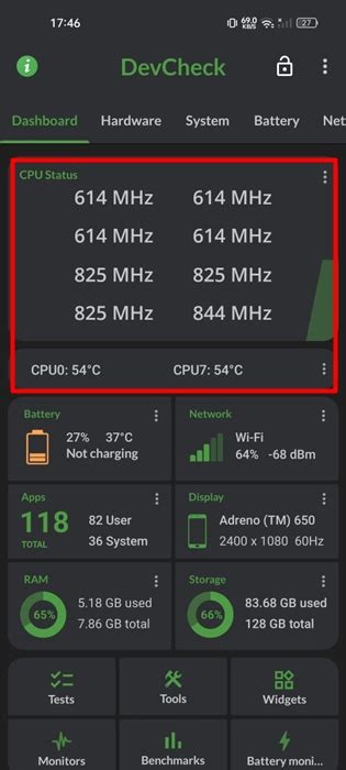 How To See Your Android Phones Processor And Speed