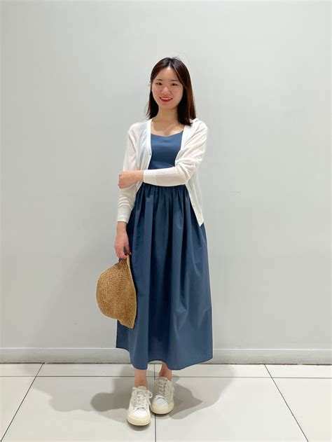 「리넨블렌드스트라이프점프수트、크로셰햇」의 착용 스타일링 리스트 Uniqlo