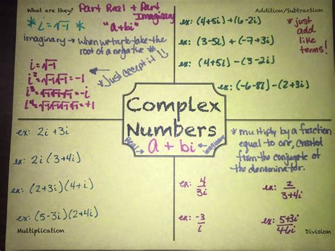 mathematics complex numbers pdf