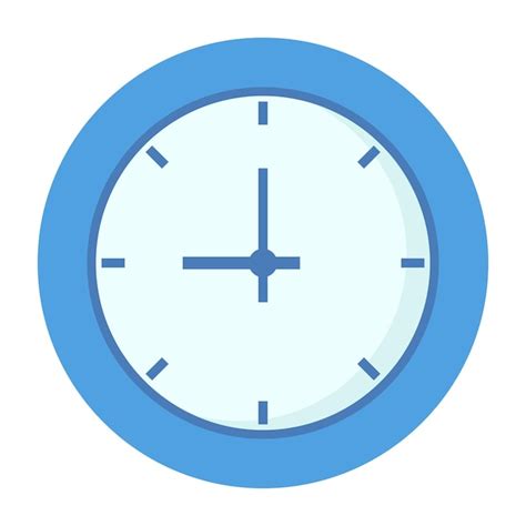 Premium Vector Wall Clock Icon
