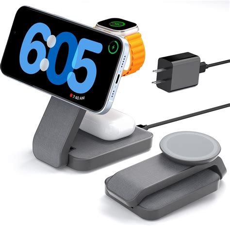 Eazpower 3 In 1 Foldable Wireless Charging Station For