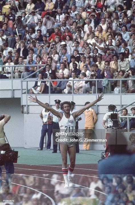 Cuba Alberto Juantorena Victorious After Winning 800m Race At Olympic