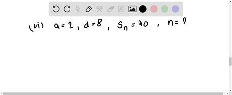 SOLVED In An AP I Given A 5 D 3 An 50 Find N And Sn Ii Given A 7 A13 35 Find D And