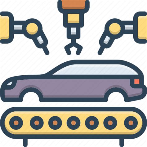 Assembly Automation Manufacturing Maintenance Robotics Factory Machinery Icon Download Assembly Automation Manufacturing Maintenance Robotics Factory Machinery Icon Download