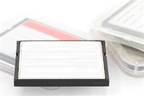 Premium Photo Compact Flash Memory Card And Case