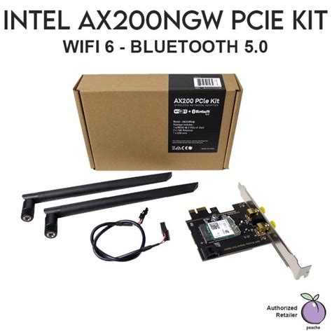 Intel Ax200 Wifi 6 Pcie Kit Wireless Wifi Network Adapter Card Bluetooth 5 0 Wifi 6 Computers