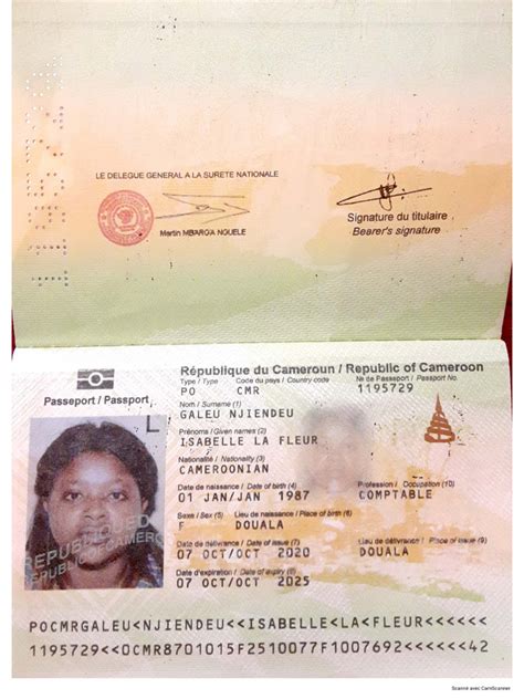 Passeport Pdf