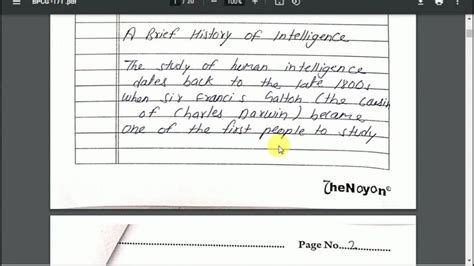 Bag Paper Ignou Bpsc Solved Assignment Size A St Year At Piece In New Delhi