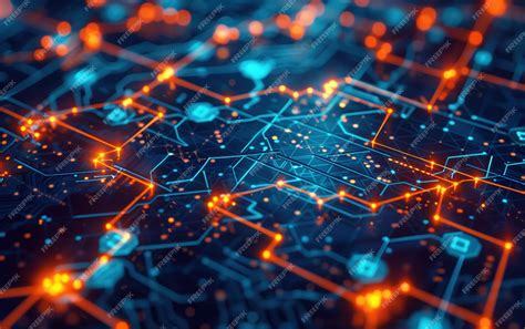 Premium Photo Neural Network Synapse A Neural Network Depicting A