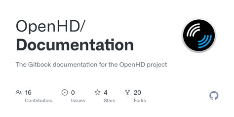 GitHub OpenHD Documentation The Gitbook Documentation For The OpenHD Project