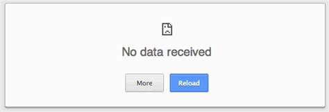 How To Fix The No Data Received Error In Google Chrome GHacks Tech News